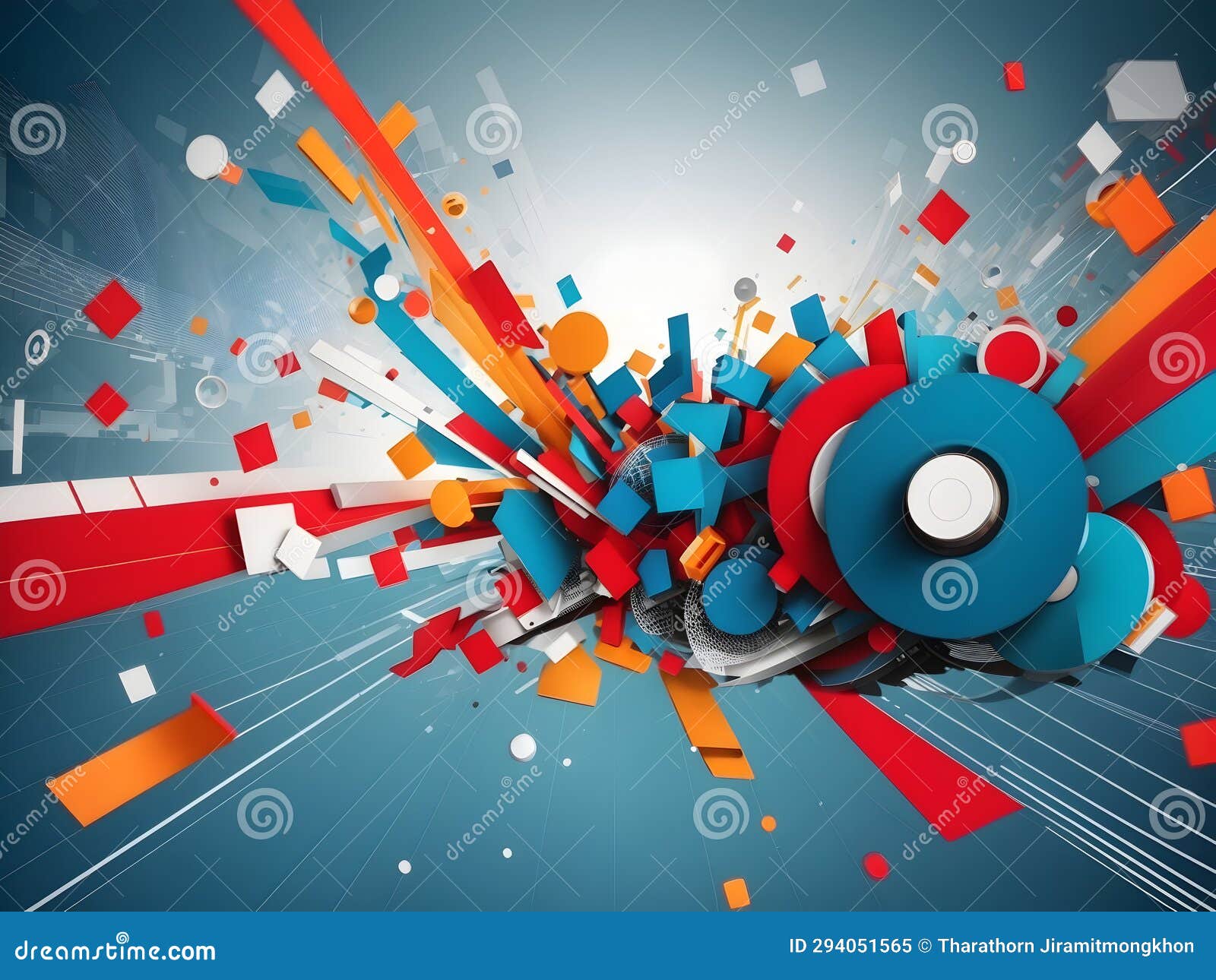 Digital Insights: Abstract Tech Backgrounds for Business Growth Stock ...