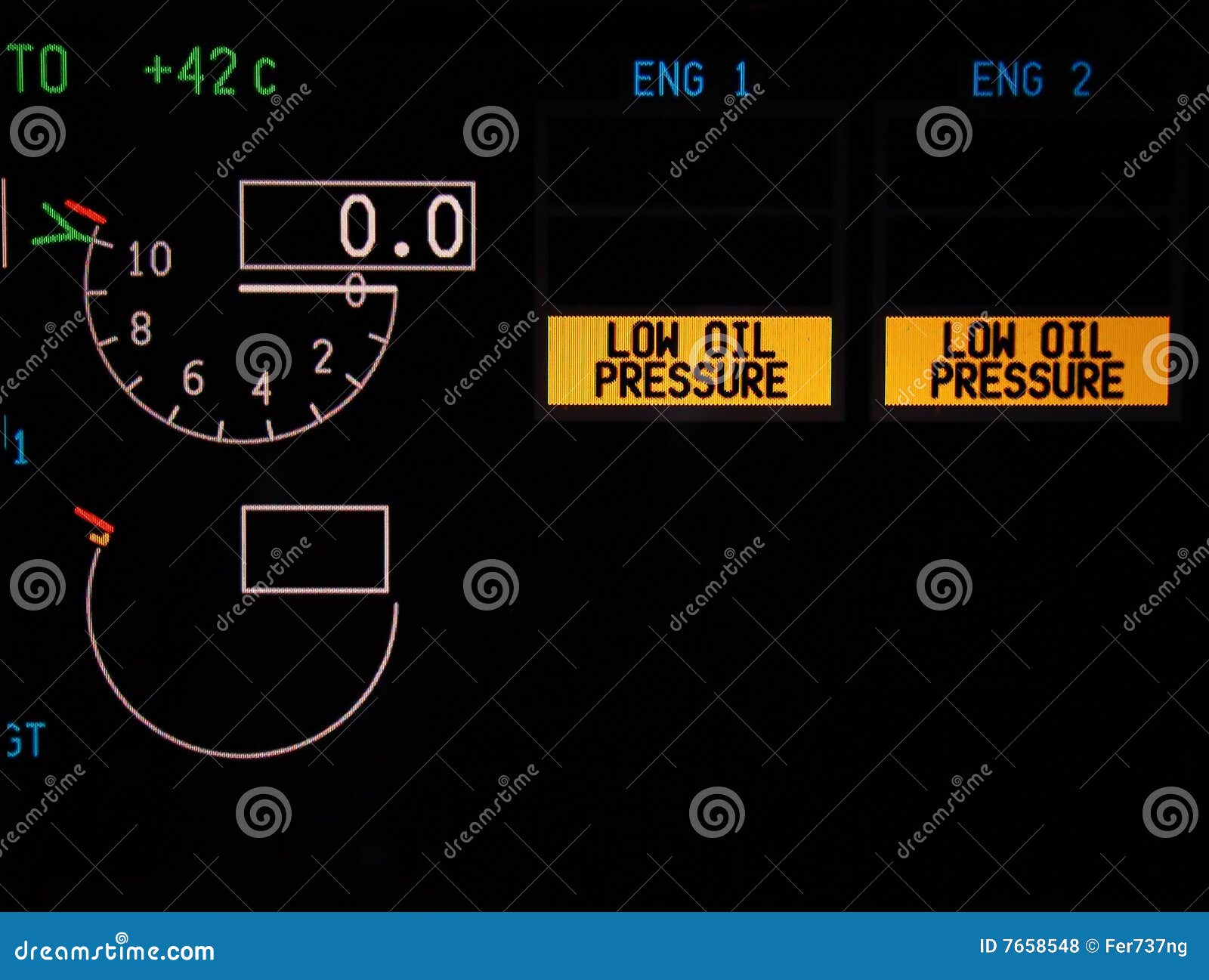 Digital instrument panel stock photo. Image of airliner - 7658548
