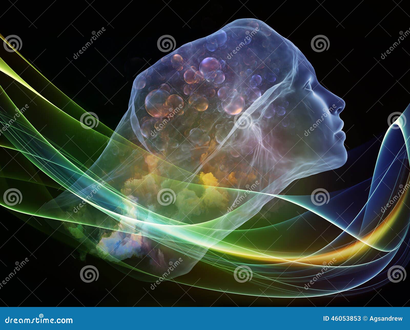 Digital-Intellekt stock abbildung. Illustration von intelligenz - 46053853