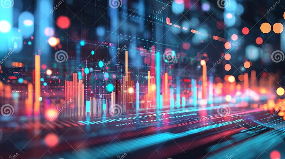 The Digital Interface Displays Metrics and Analytics for Technology and ...