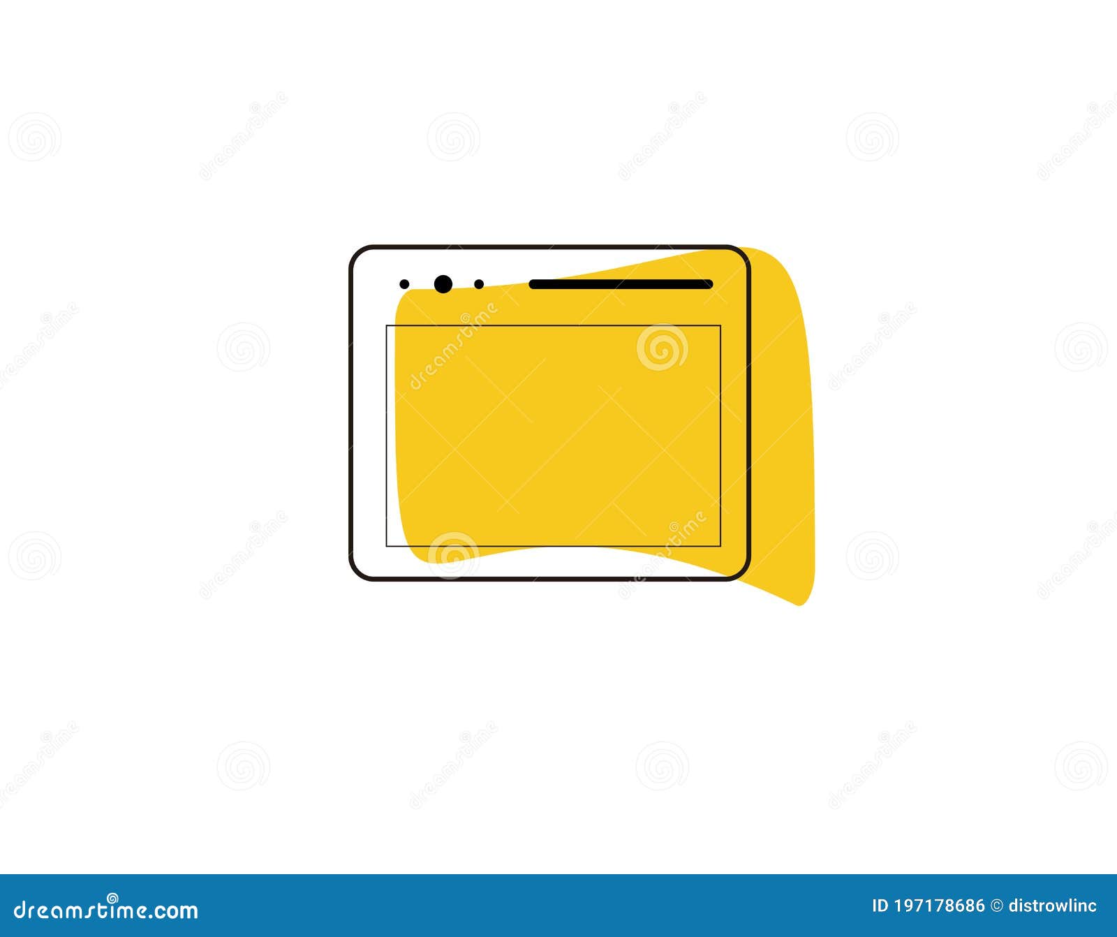 Digital Interface Icon on White Background in Vector Illustration Stock ...