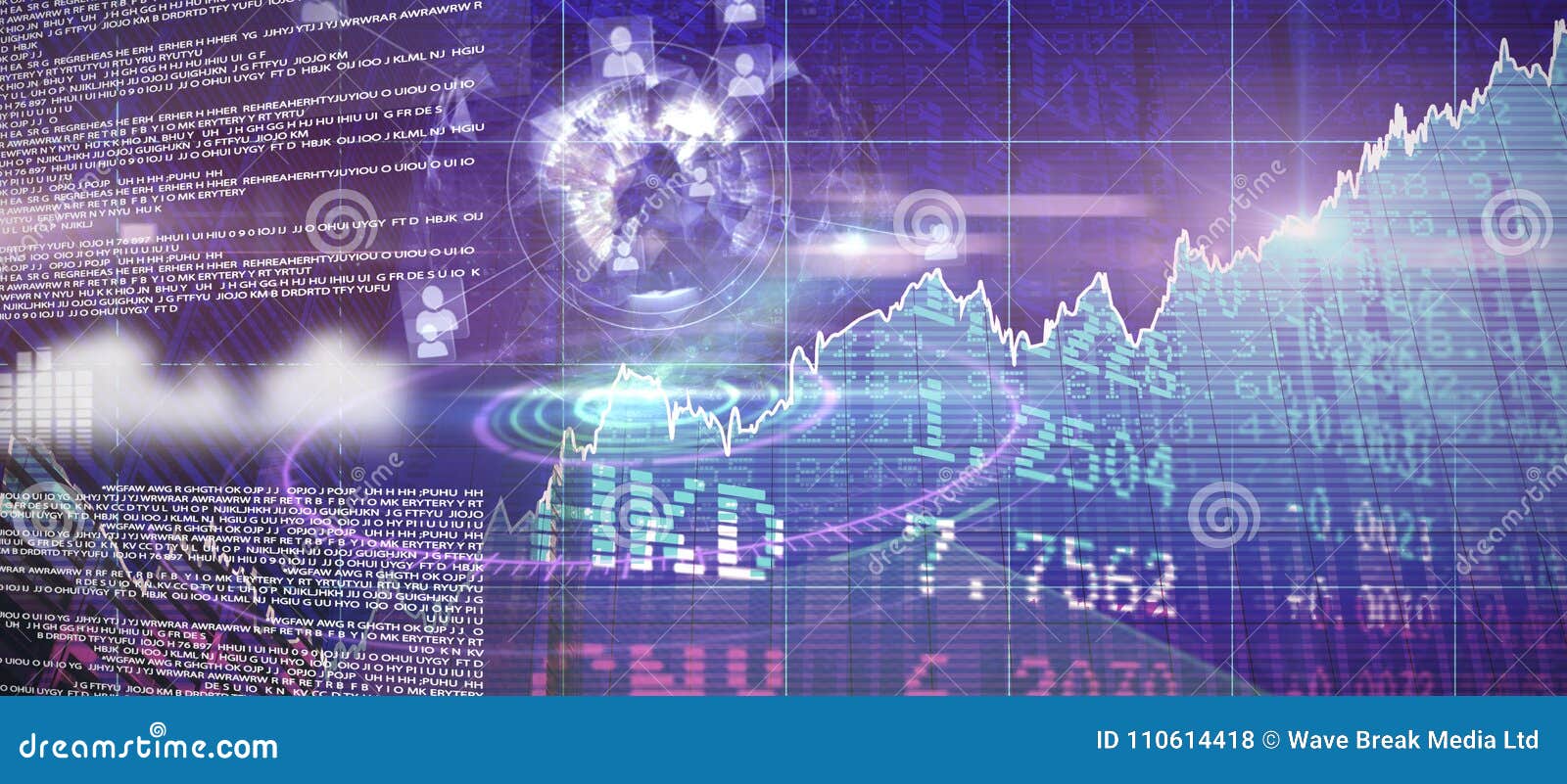 Composite Image of Digital Interface of Volume Dial Interface Stock ...
