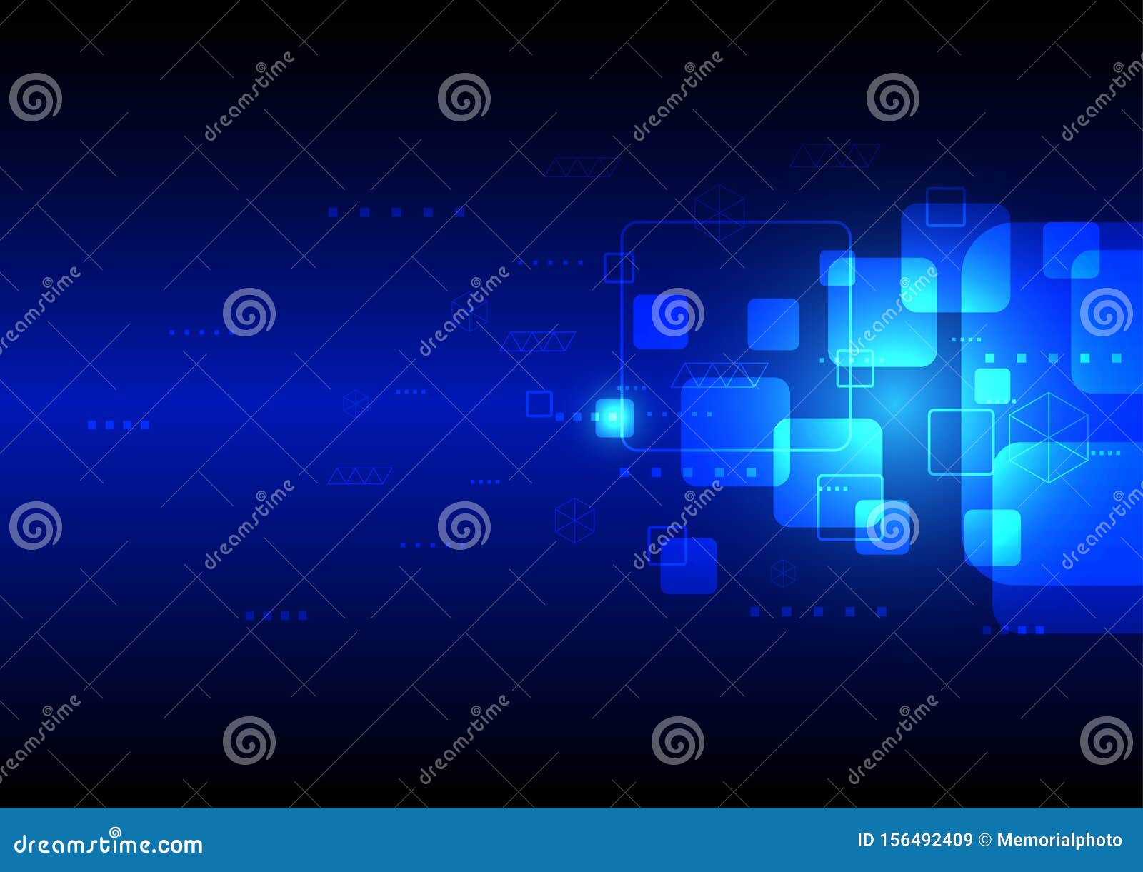 Digital Internet Abstract Background, Technology Computer Online ...