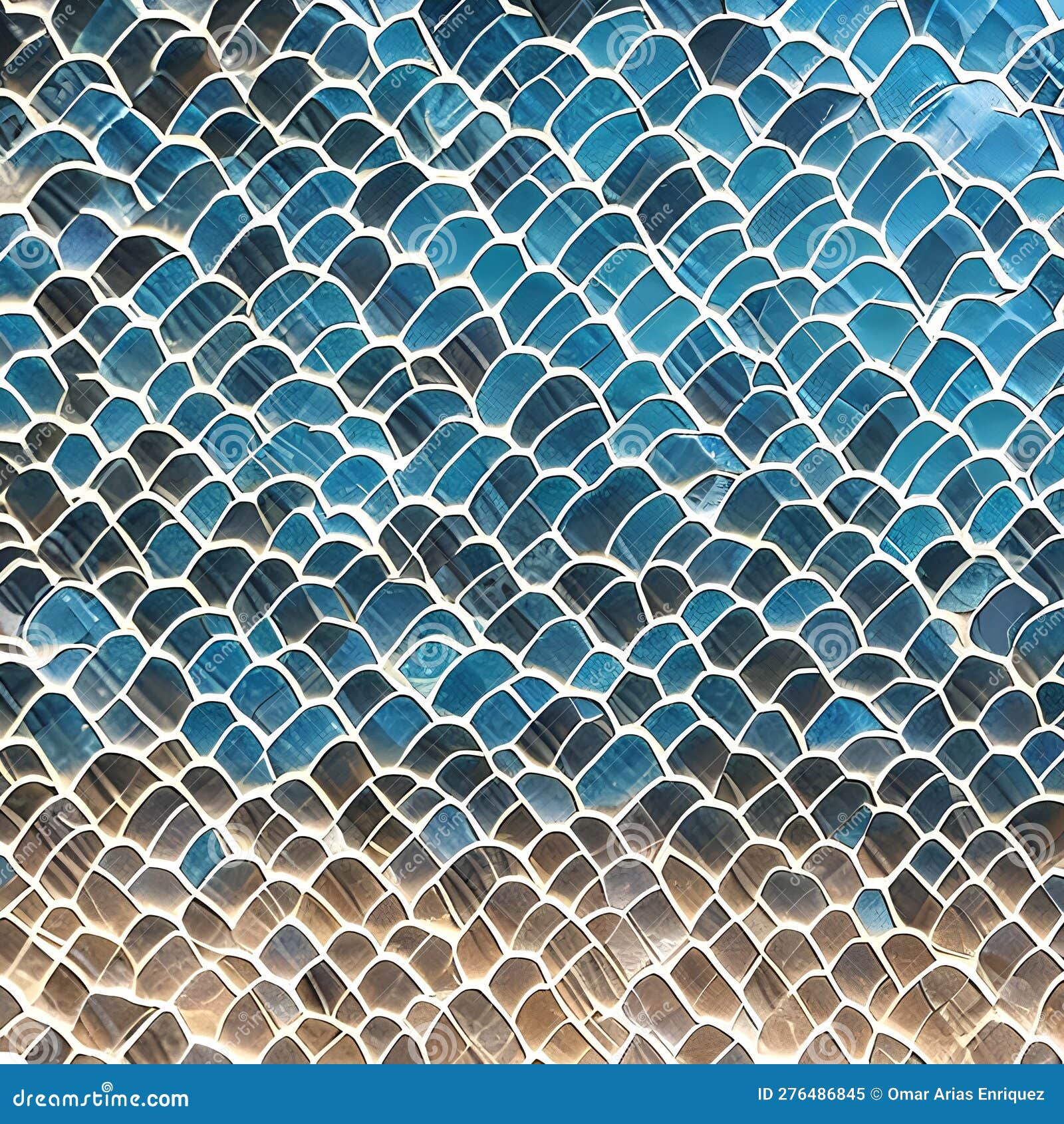 A Digital Interpretation of a Fish Scale, with Textured and Patterned ...