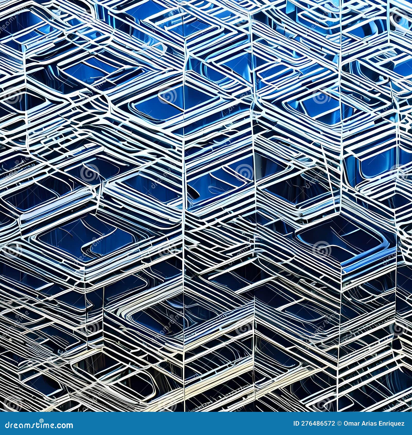 A Digital Interpretation of a Metallic Surface, with Intricate Patterns ...