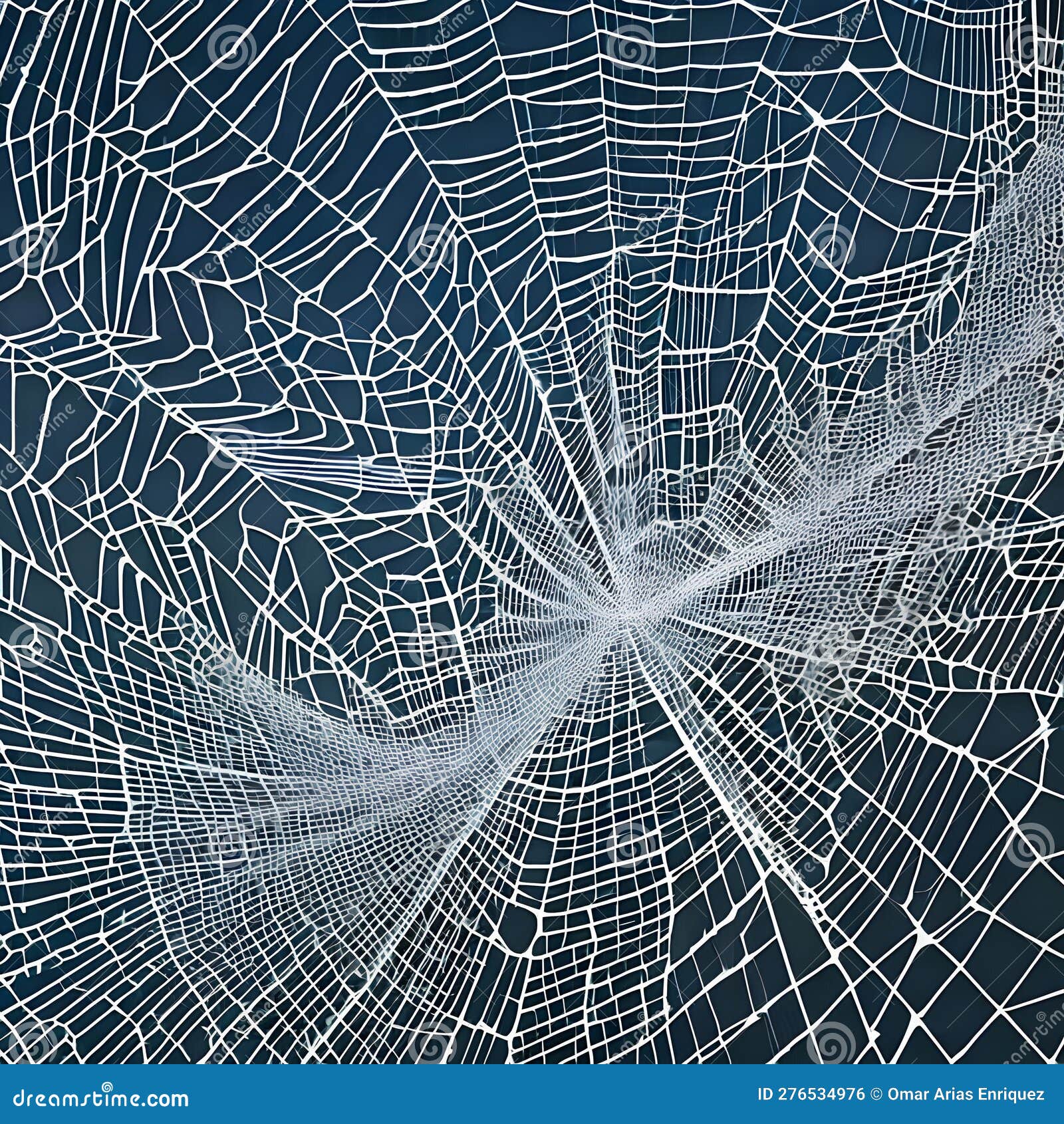 A Digital Interpretation of a Spiderweb, with Textured and Patterned ...