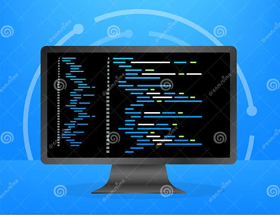 Digital Java Code Text. Computer Software Coding Vector Concept Stock ...