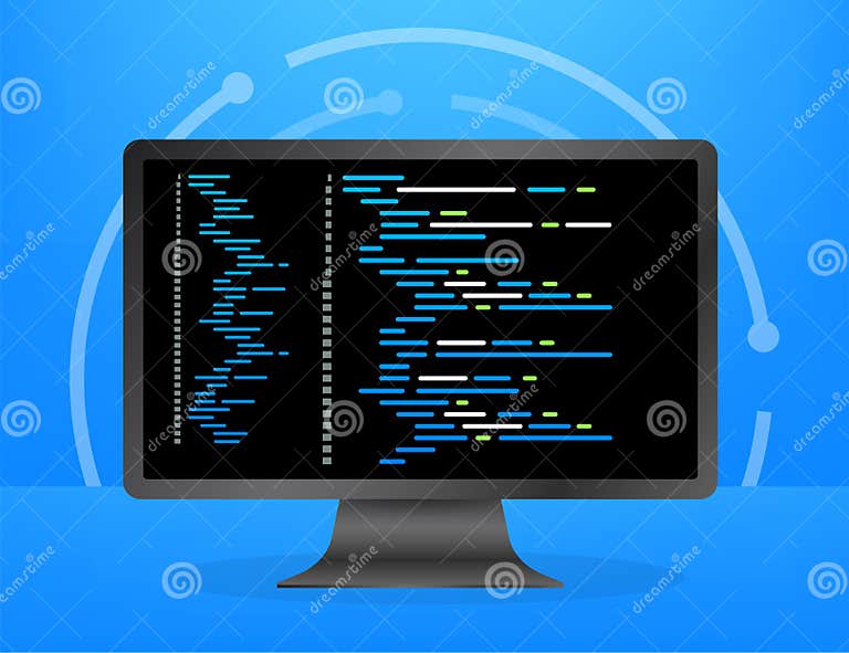 Digital Java Code Text. Computer Software Coding Vector Concept Stock ...
