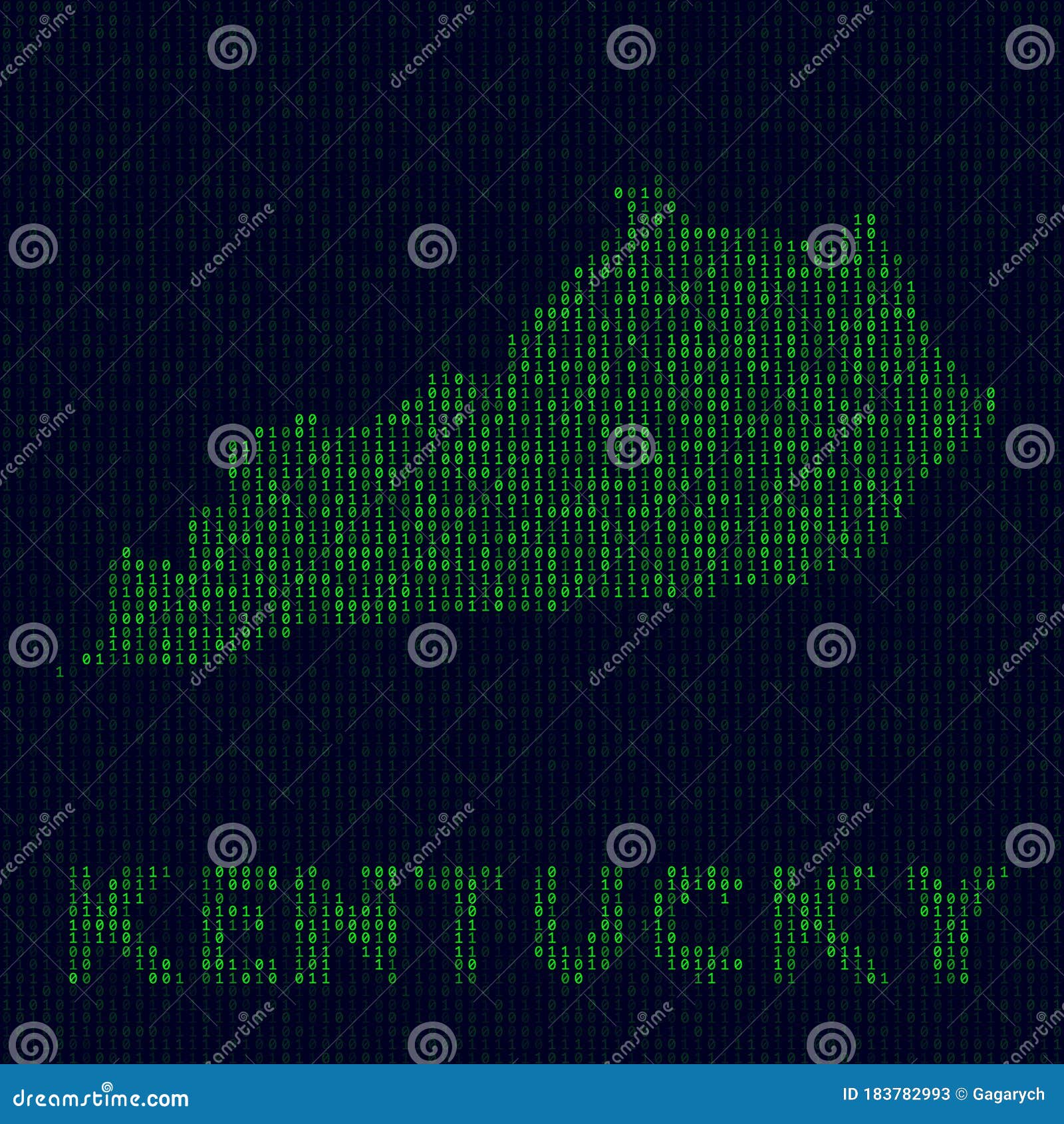 Digital Kentucky logo. stock vector. Illustration of internet - 183782993