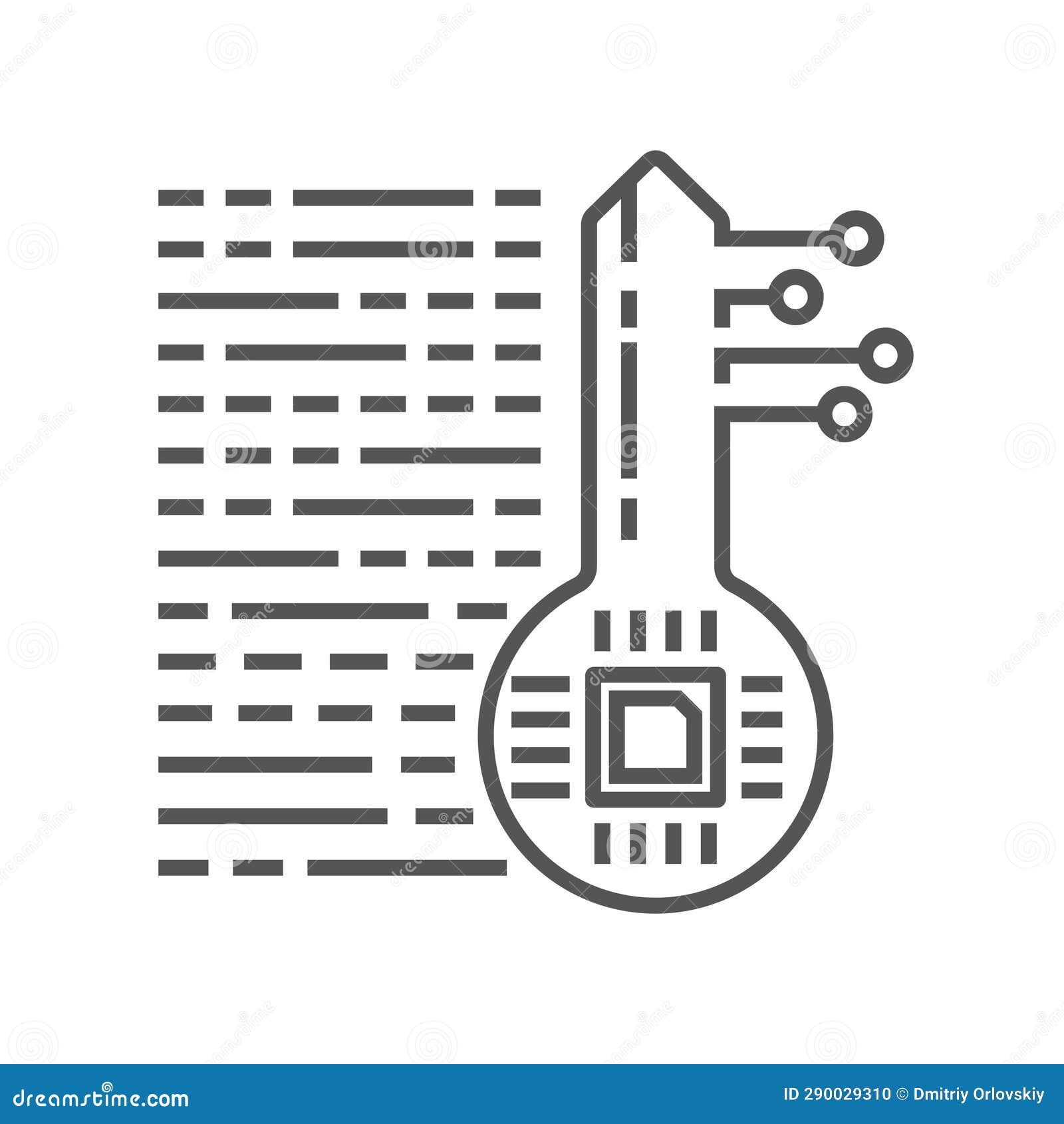 Digital Key, Crypto Key Vector Icon Illustration. EPS 10 Stock Vector ...