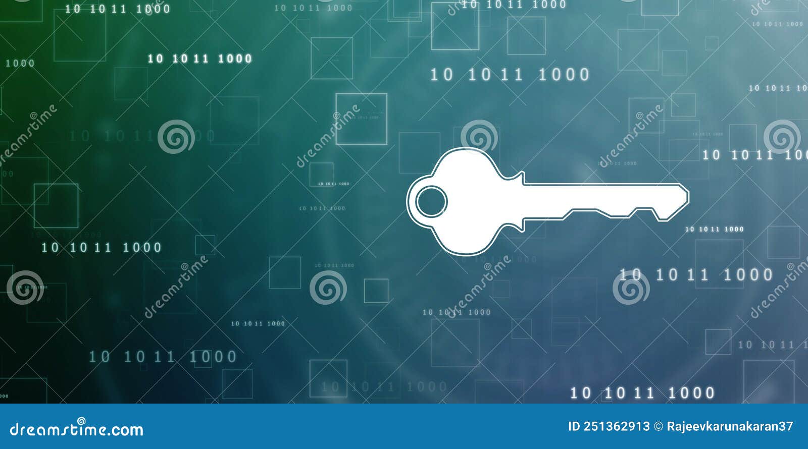 Digital Key Icon Protecting Data Personal Information.Key To Success or ...