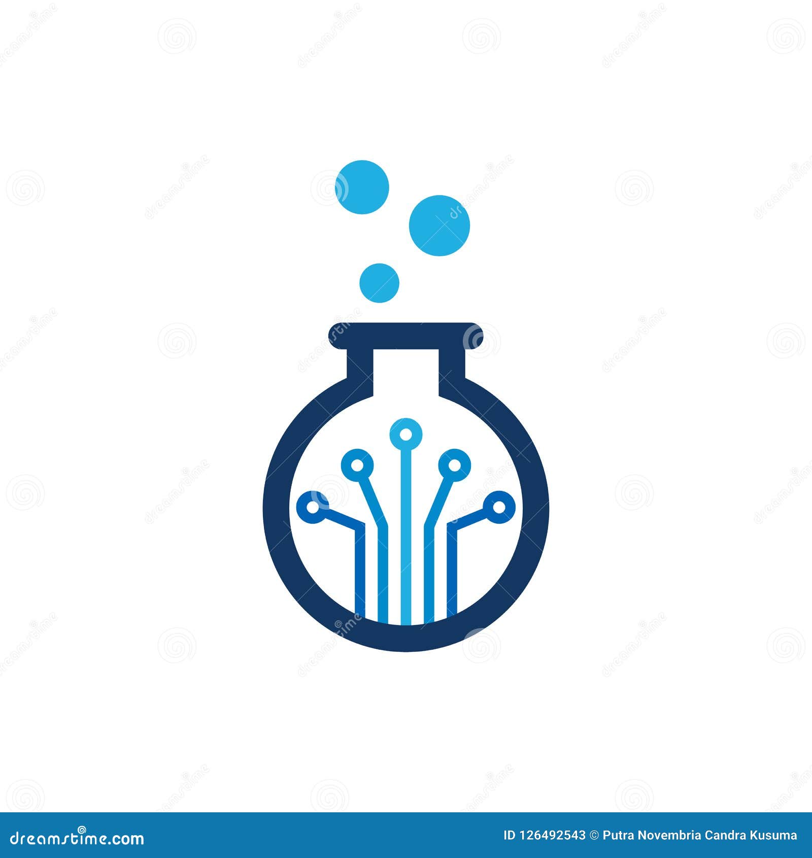 Digital Lab Logo Icon Design Stock Vector - Illustration of connection ...