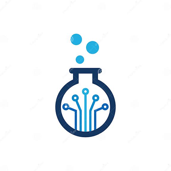 Digital Lab Logo Icon Design Stock Vector - Illustration of connection ...