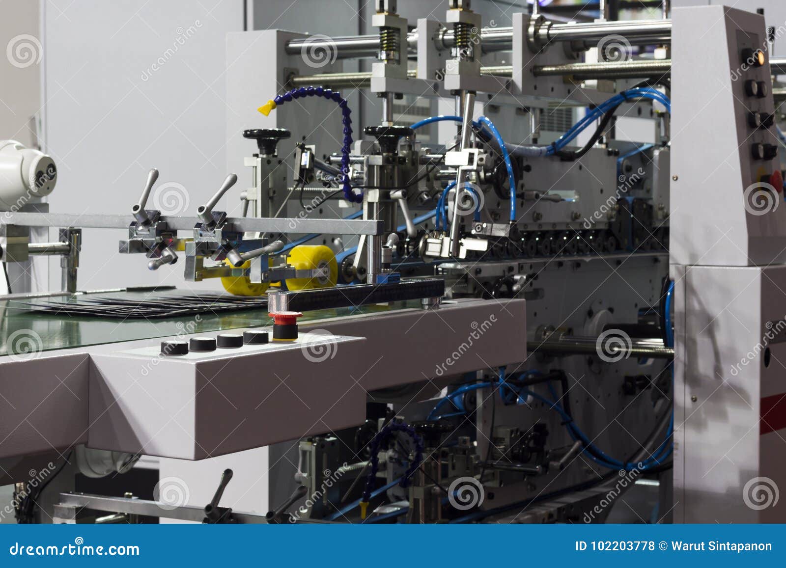 Digital Label Production Machine Stock Photo - Image of quality, roll ...