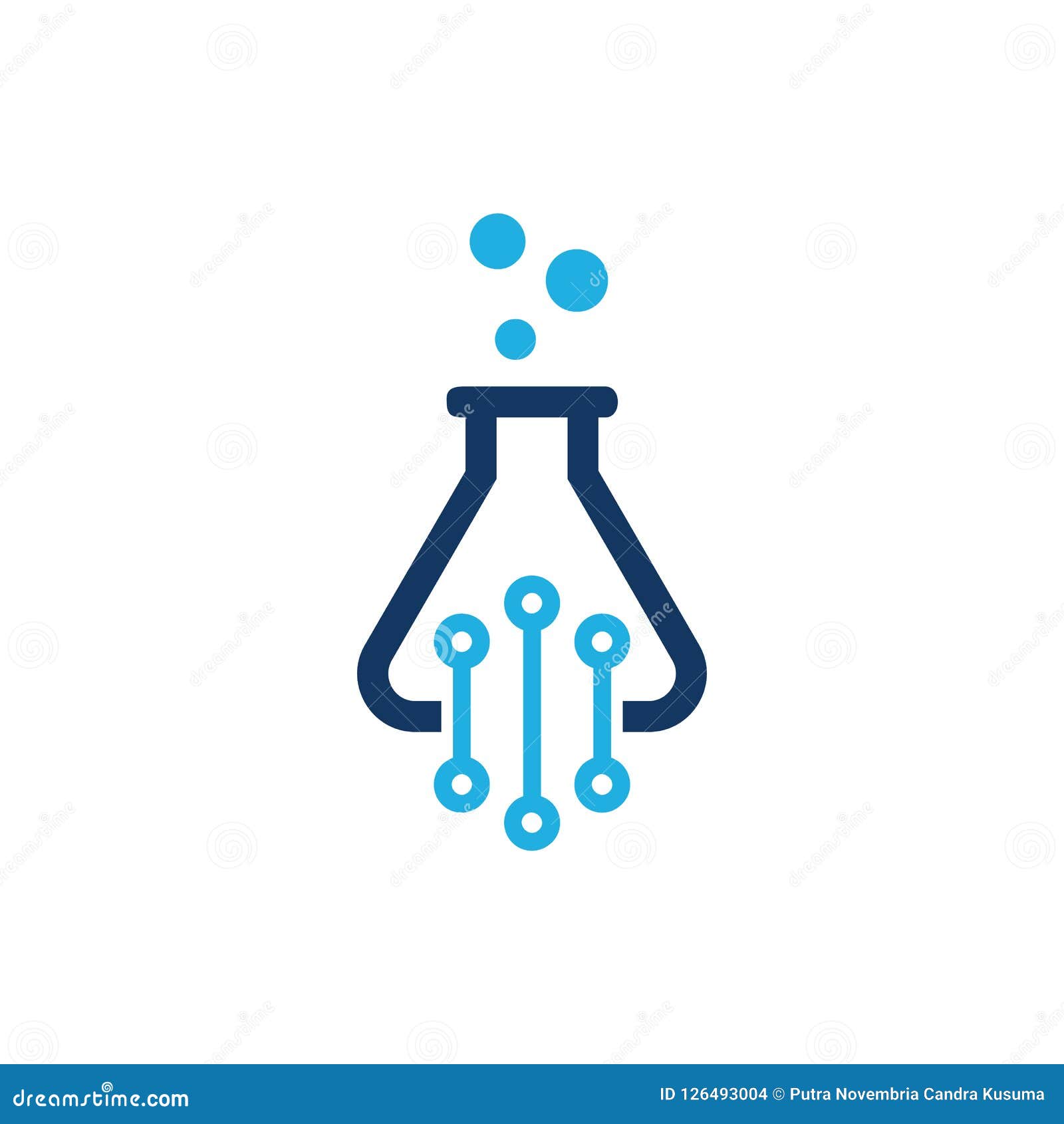 Digital-Labor Logo Icon Design Vektor Abbildung - Illustration von ...