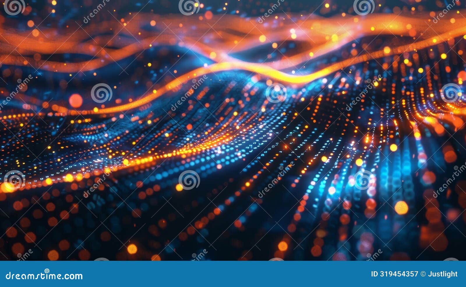 A Digital Landscape of Data Points and Graphs Showcasing the Vast ...