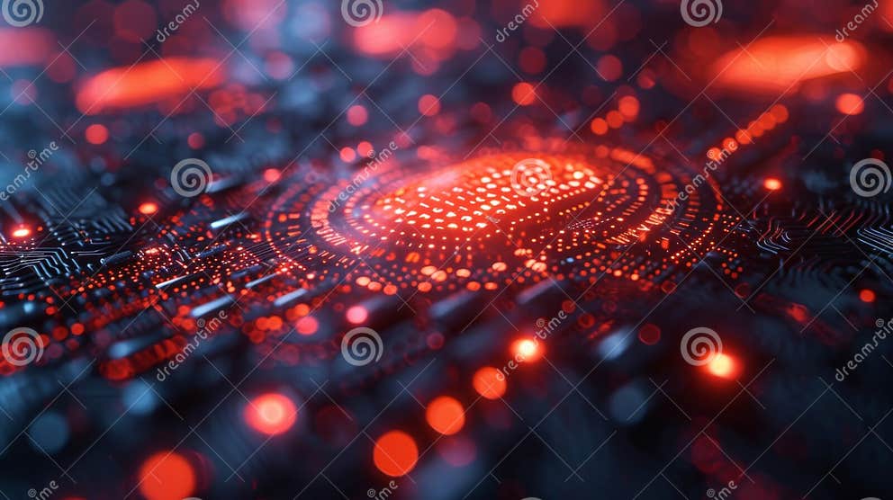 A Digital Landscape Featuring Advanced Encryption Technologies Virtual ...