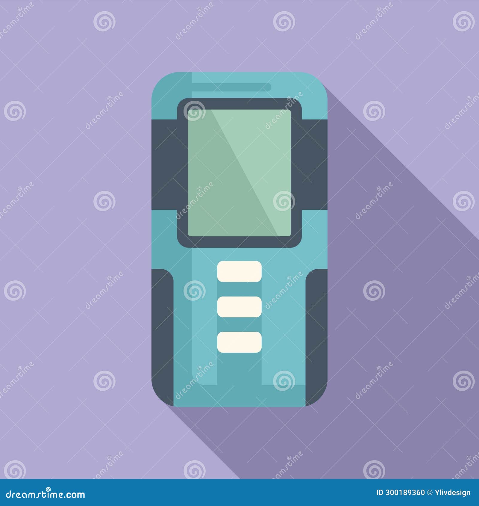 Digital Laser Meter Icon Flat Vector. Scanner Tool Stock Illustration ...