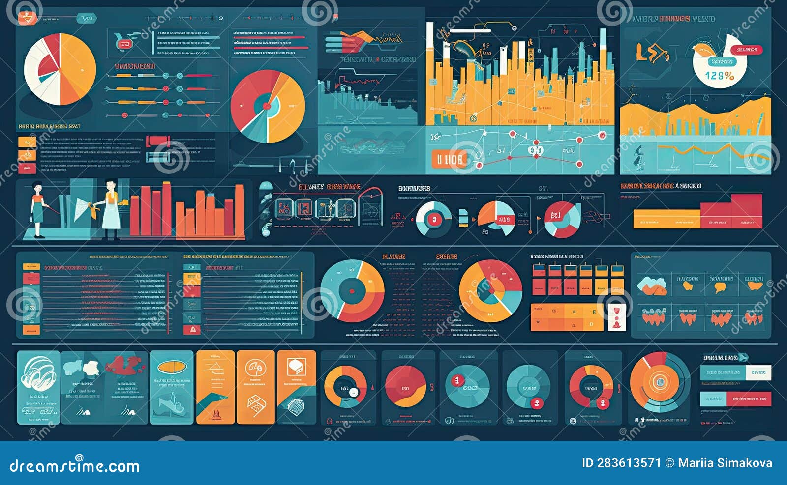 Digital Learning Platform Interface Flat Illustration - Generative AI ...