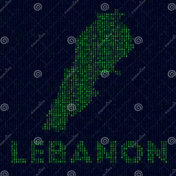 Digital Lebanon logo. stock vector. Illustration of communication ...