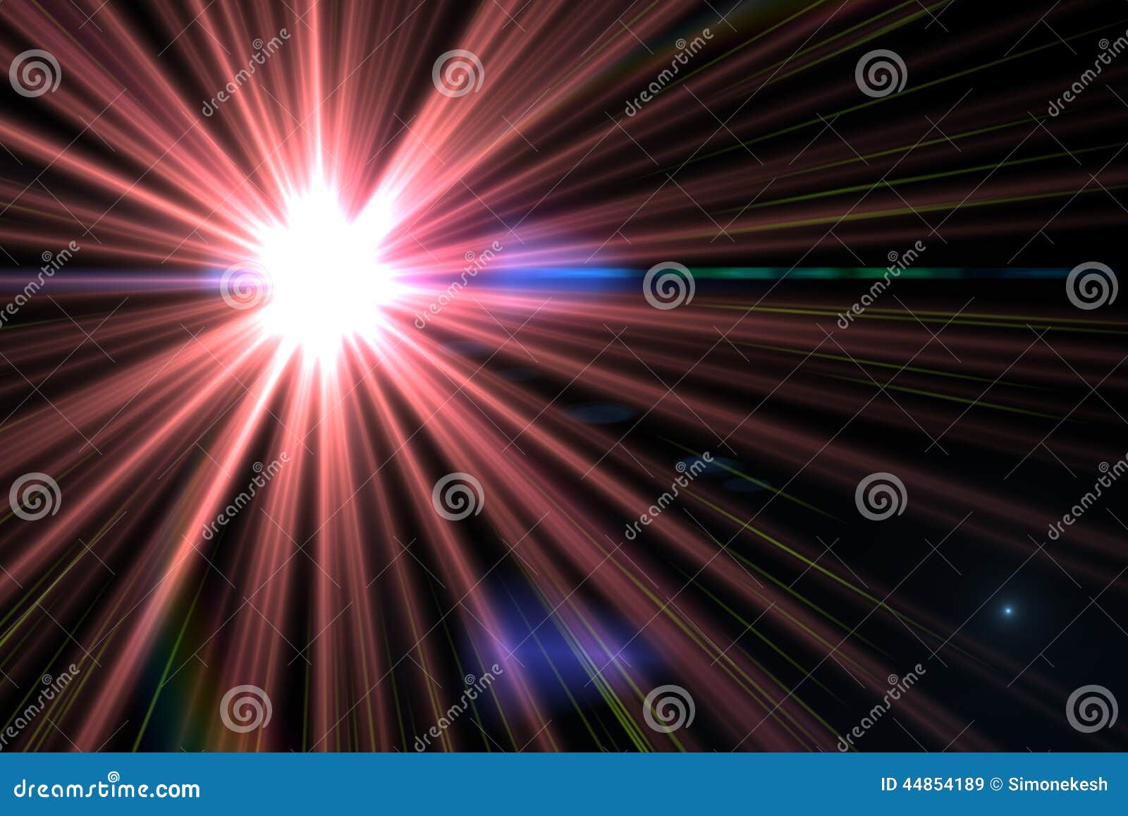 Digital lens flare stock illustration. Illustration of digital - 44854189