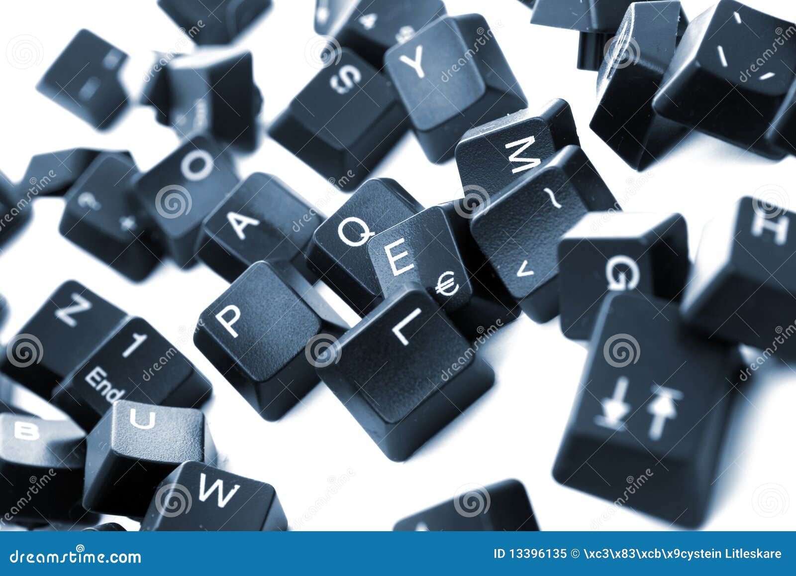 Digital letters stock image. Image of keyboard, keys - 13396135