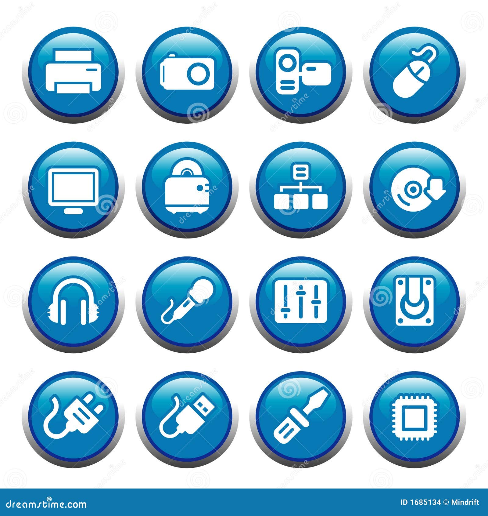 Digital life stock illustration. Illustration of internet - 1685134