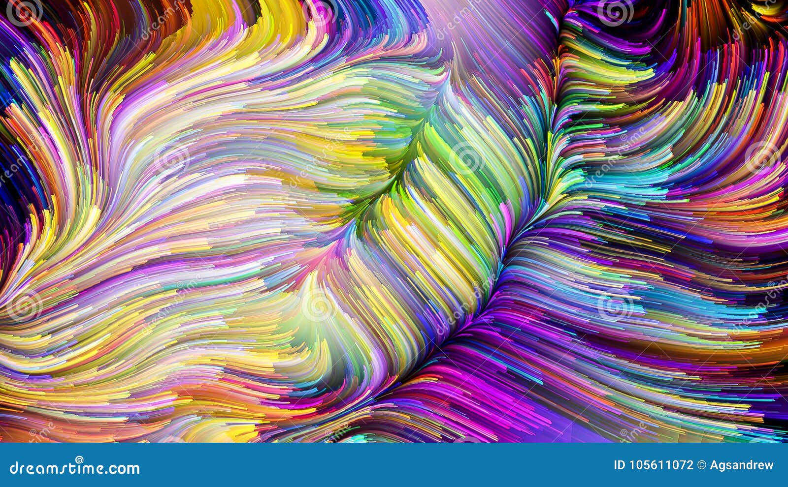 Digital Life of Liquid Color Stock Illustration - Illustration of color ...