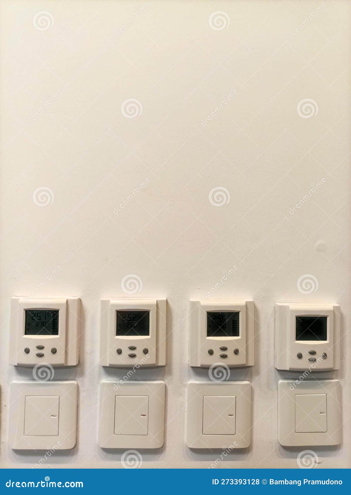 Digital Light Remote Control for Room Light Settings Stock Photo ...