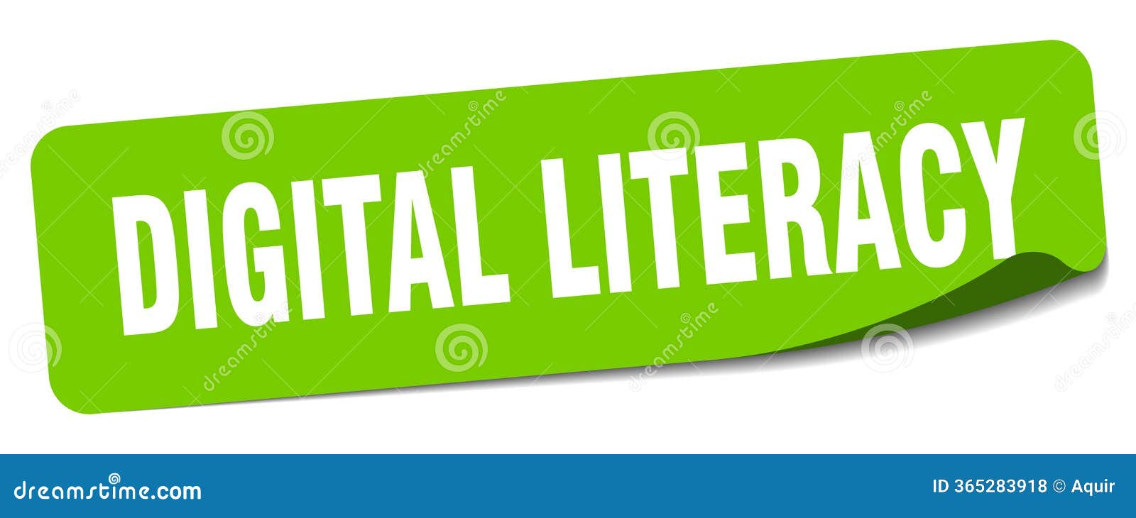 Digital Literacy Concept Icon Cartoon Vector | CartoonDealer.com #250394947