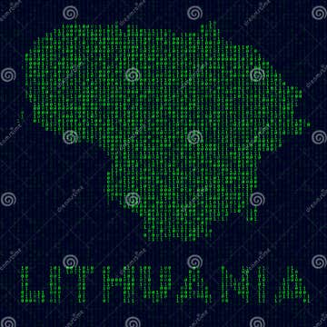 Digital Lithuania logo. stock vector. Illustration of internet - 180290581