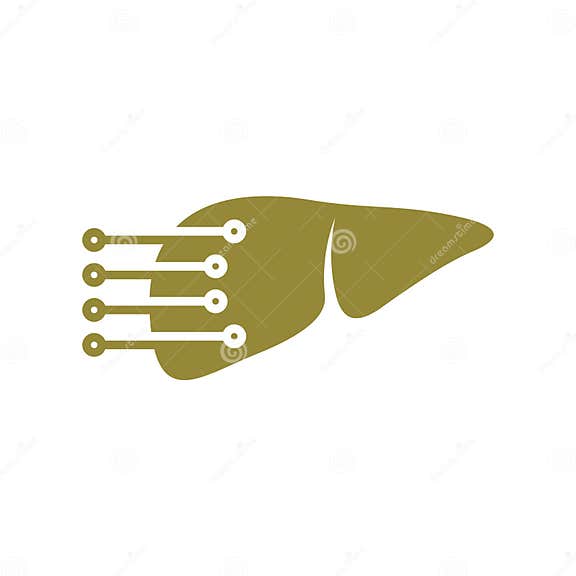 Digital Liver Logo Vector Template, Creative Liver Logo Design Concepts ...