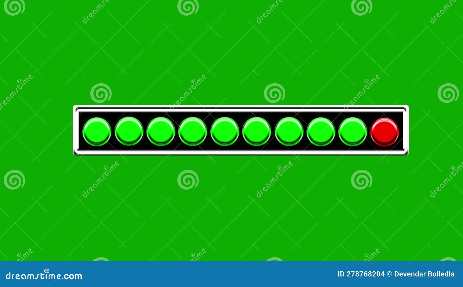 Digital Loading Symbol Motion Graphics with Green Screen Background ...