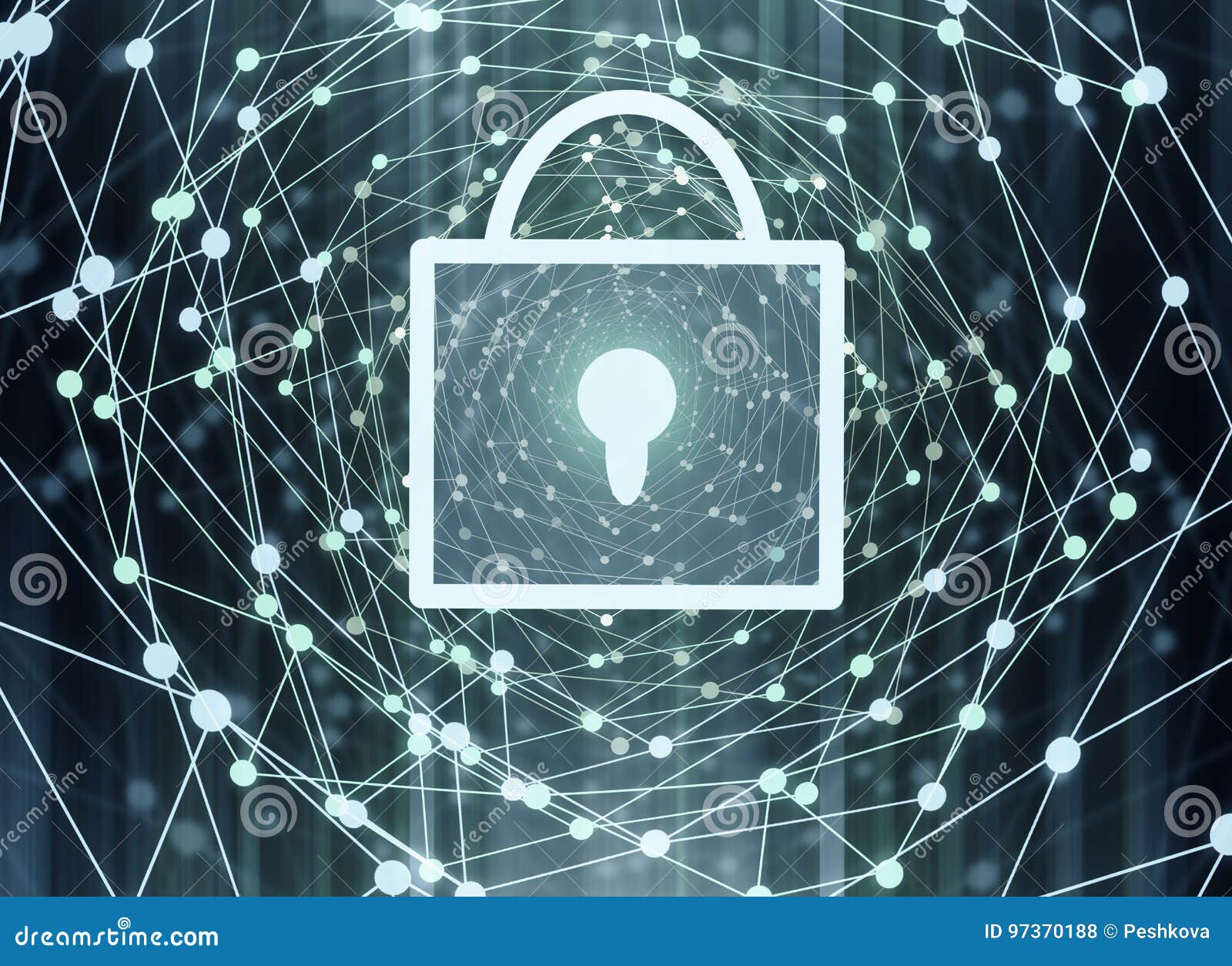 Digital lock background stock illustration. Illustration of data - 97370188