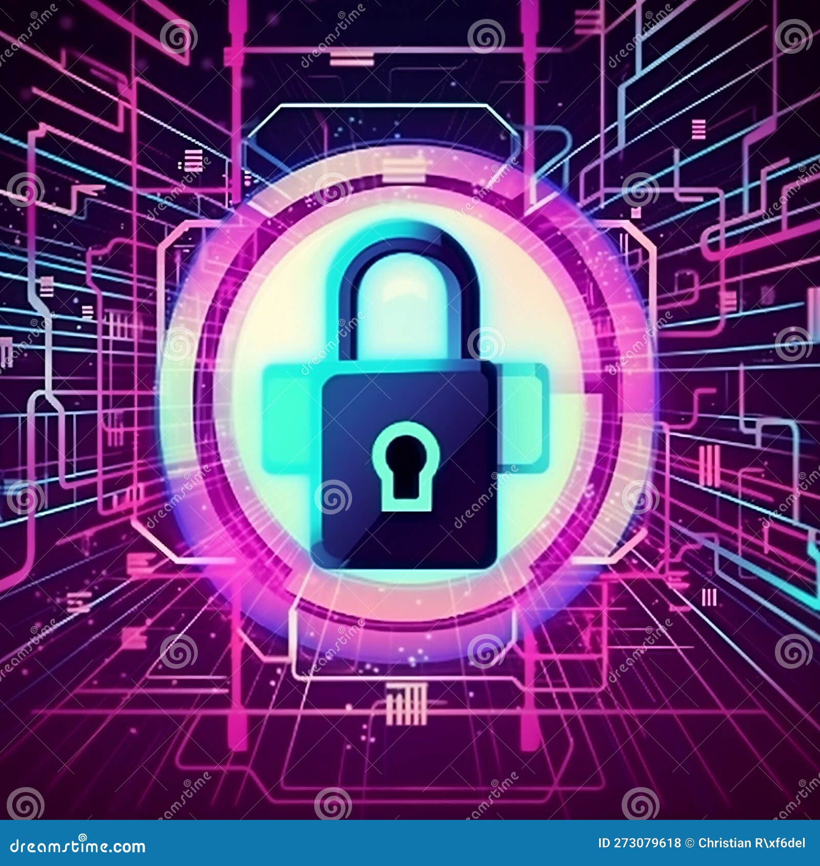 Cyber Security Lock - Digital Web Graphic Design - Privacy Stock ...