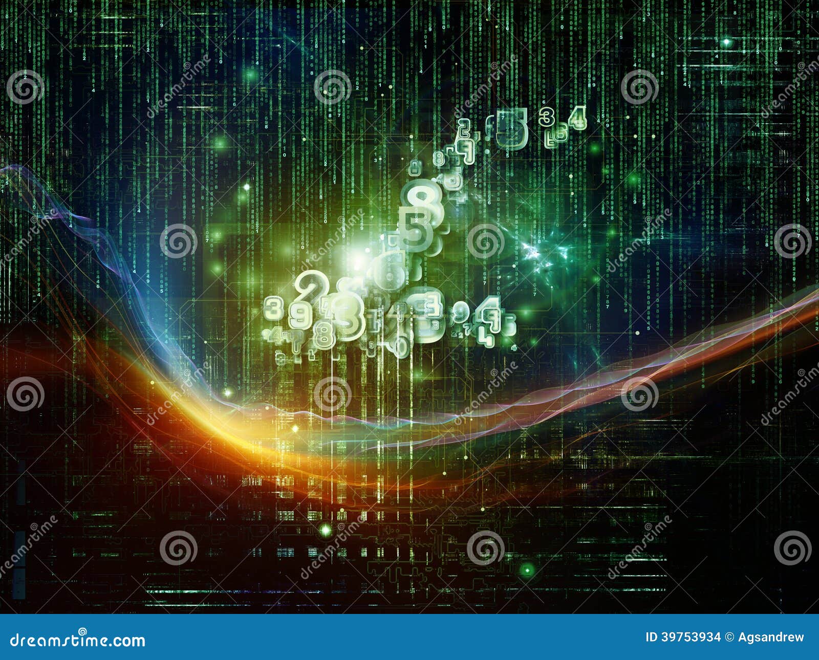 Digital Logic stock illustration. Illustration of information - 39753934