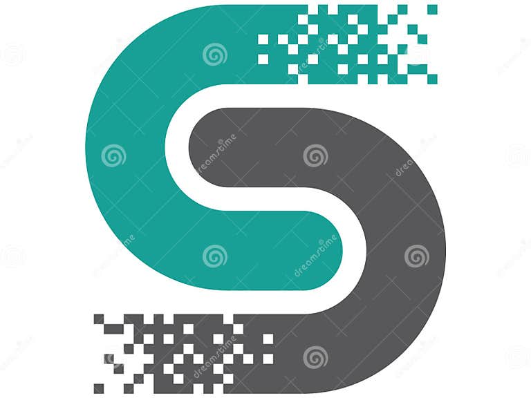 Digital Logo stock vector. Illustration of digitize, mark - 13615440