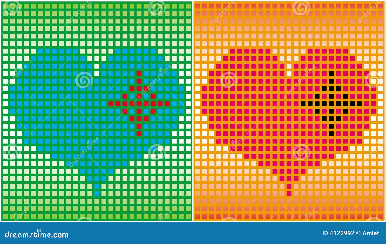 Digital love stock vector. Illustration of information - 4122992