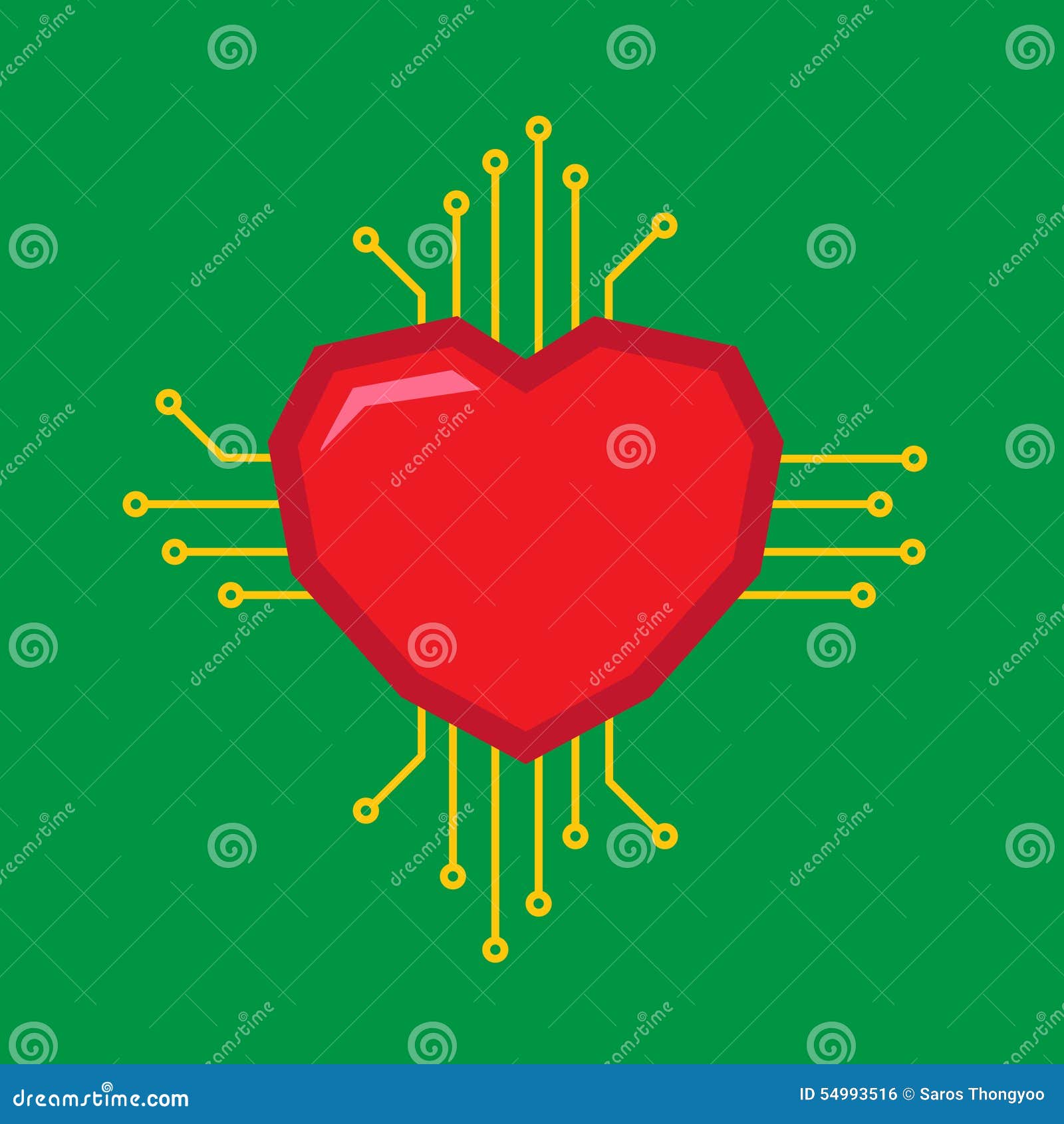 Digital Love logo stock vector. Illustration of holiday - 54993516