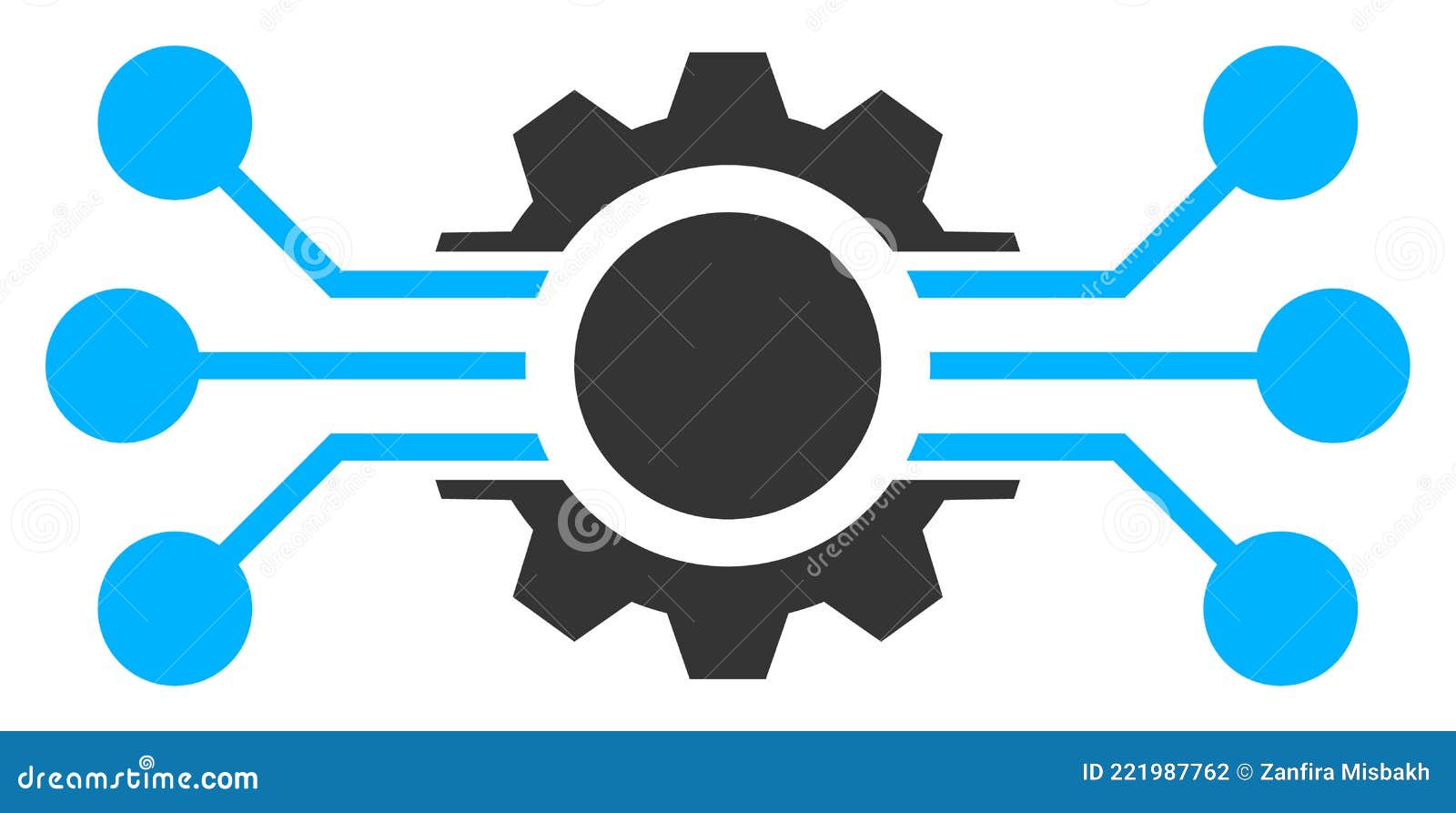 Digital Machine Raster Icon Illustration Stock Illustration ...