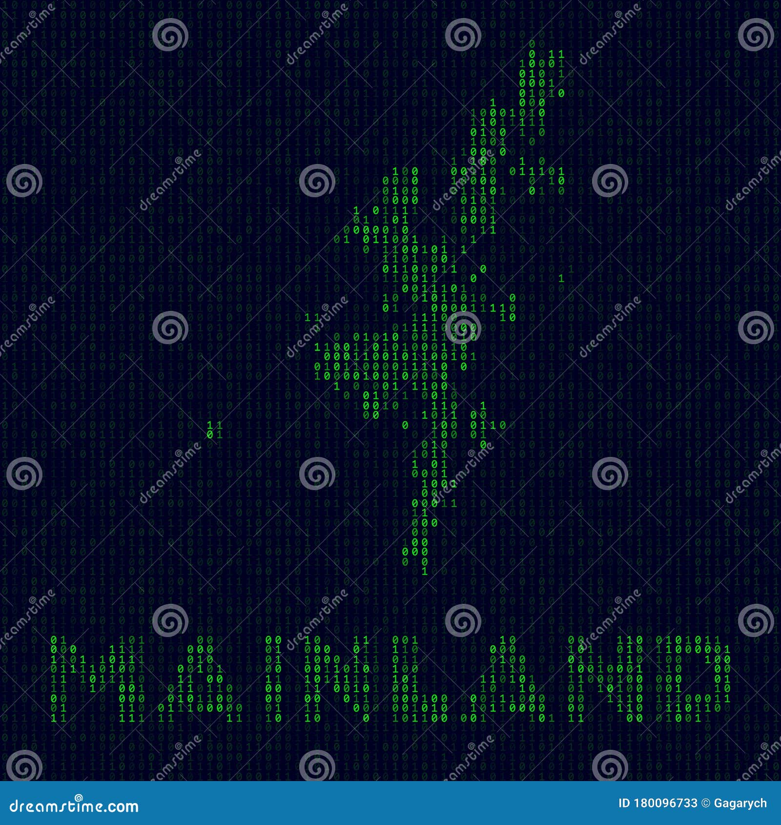 Digital Mainland logo. stock vector. Illustration of destination ...