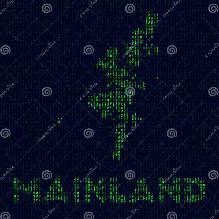 Digital Mainland logo. stock vector. Illustration of destination ...