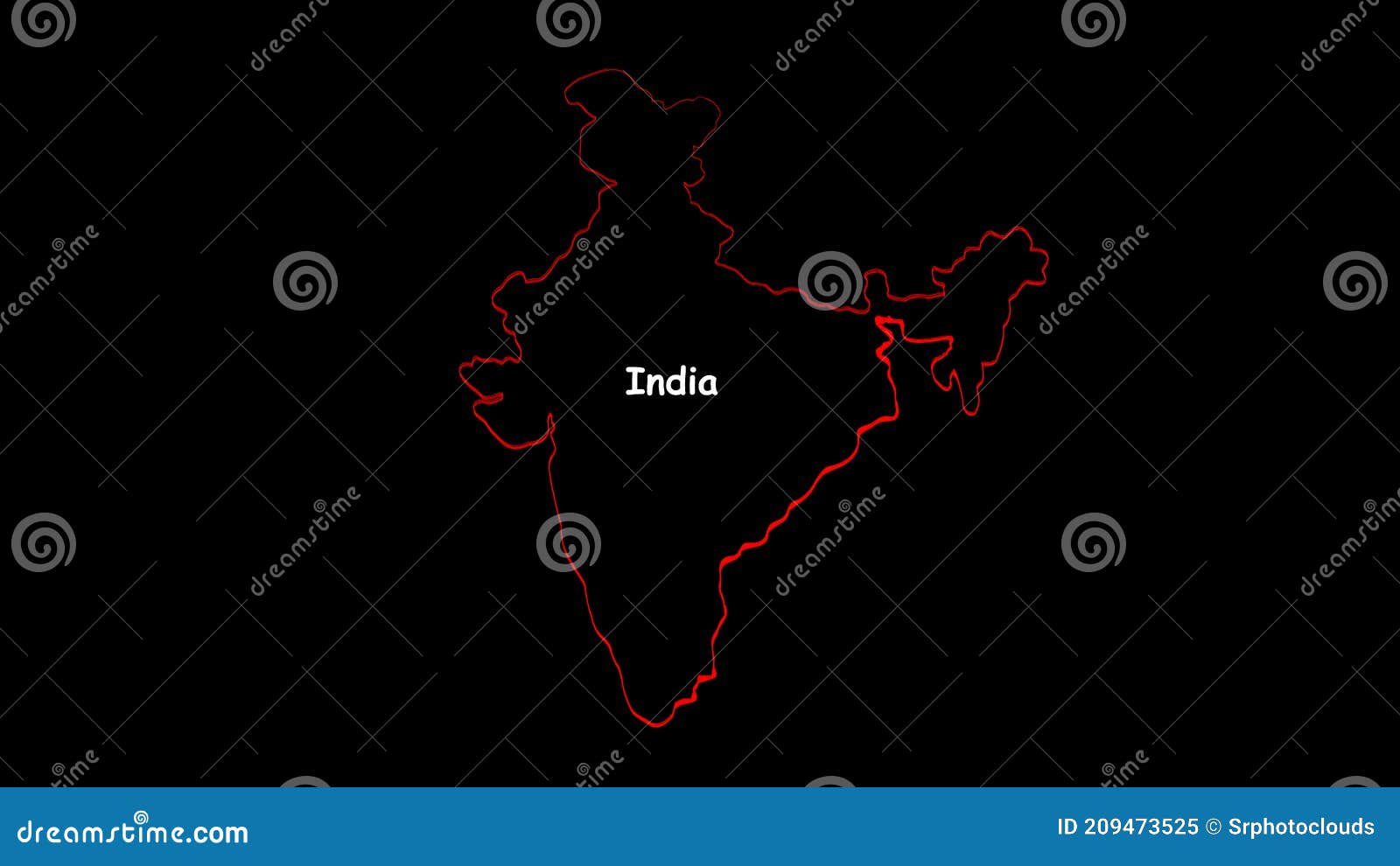 Digital and Make in India Neon Shiny Light Map with Slogan Wallpaper ...