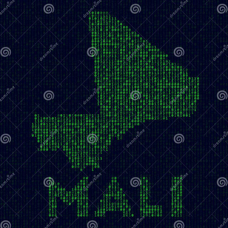 Digital Mali logo. stock vector. Illustration of chart - 181837362