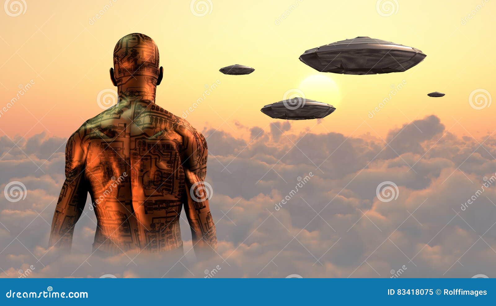 Digital man stock illustration. Illustration of creator - 83418075