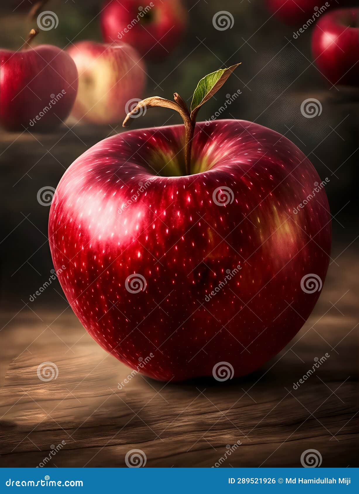 Digital Manipulation a Red Apple with a Sense of Dynamic Motion Ai ...