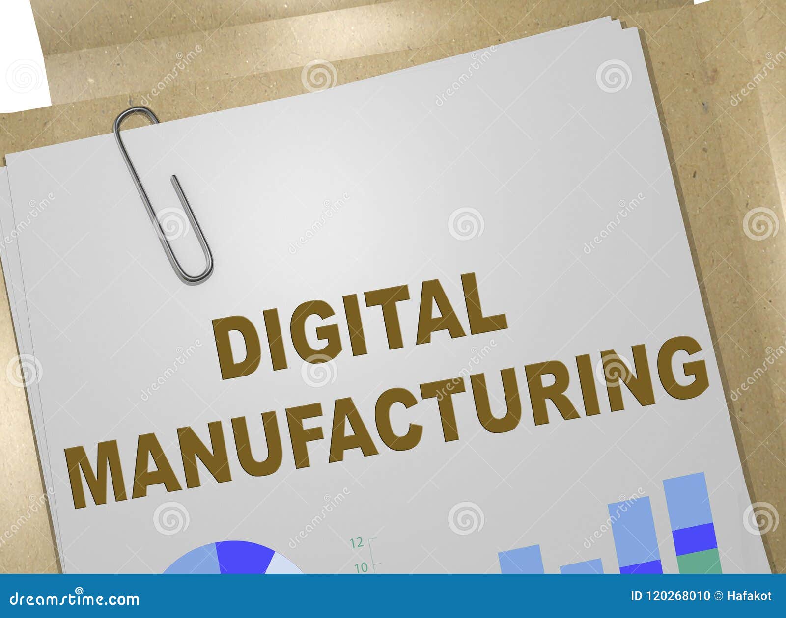 DIGITAL MANUFACTURING Concept Stock Illustration - Illustration of ...