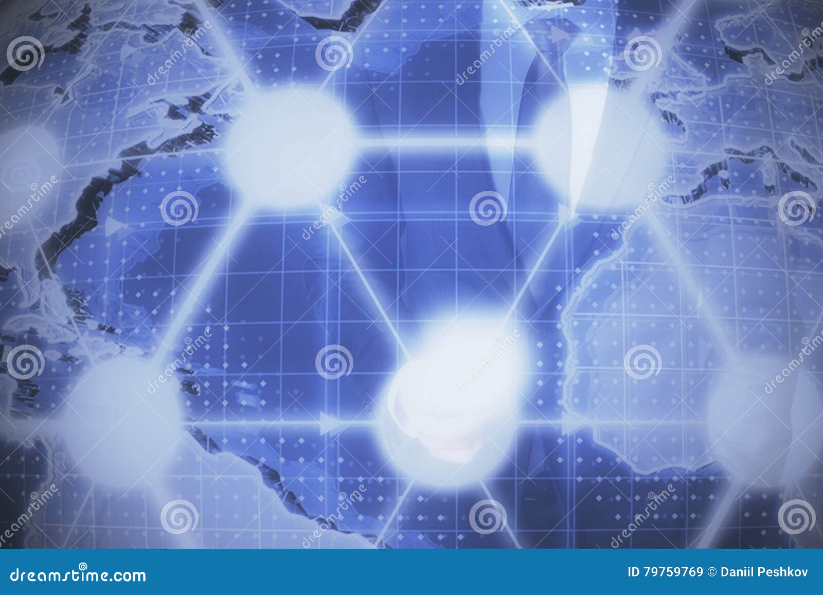 Digital map stock illustration. Illustration of earth - 79759769