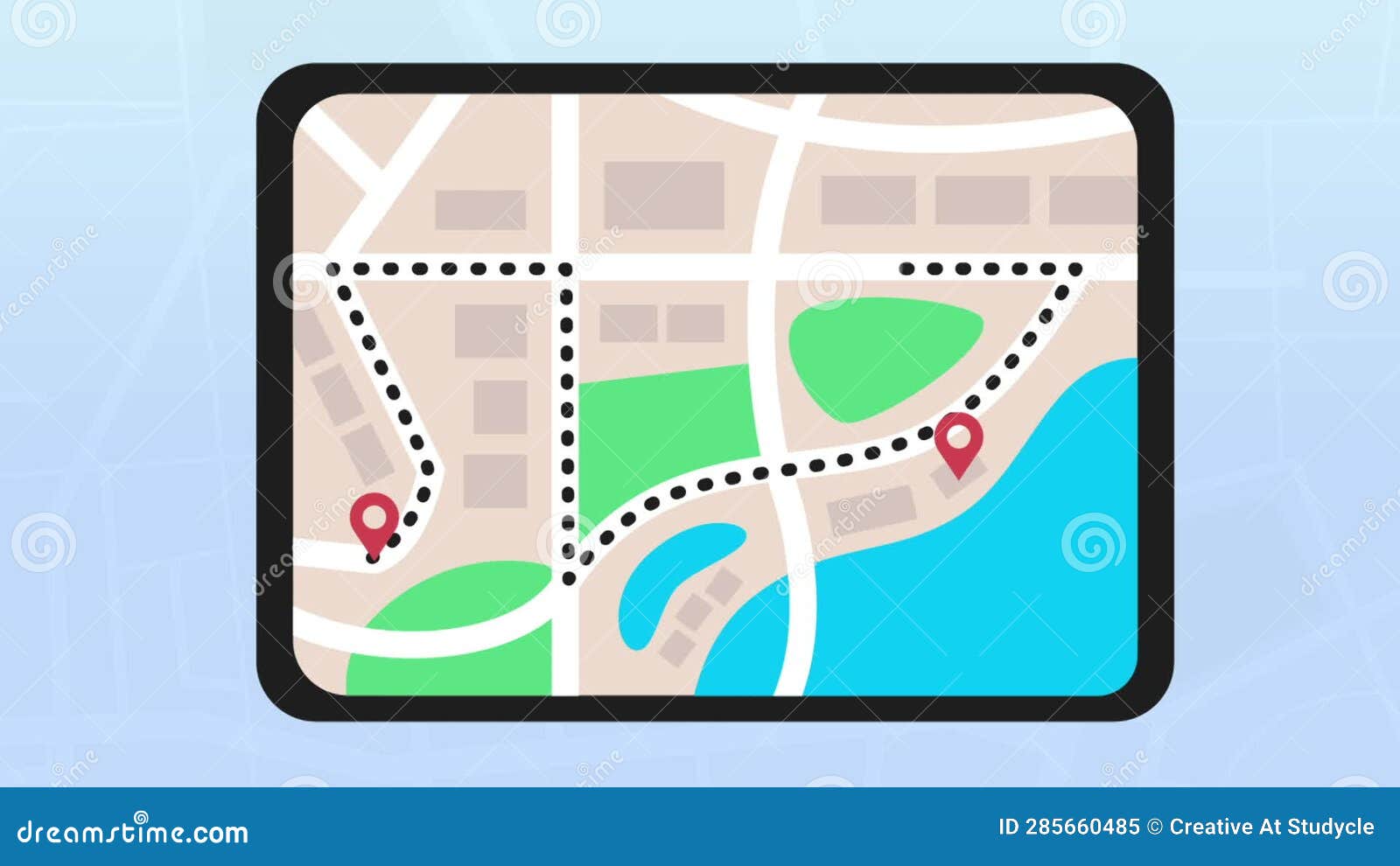 Digital Map Navigation on Tablet Devices, GPS Direction on Tablet ...