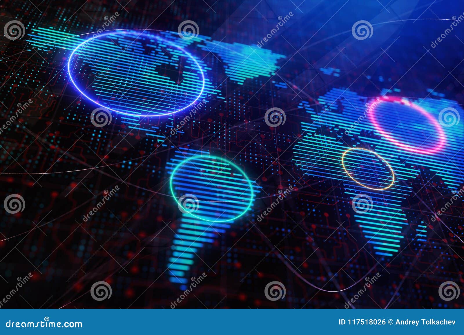 Digital map wallpaper stock illustration. Illustration of africa ...